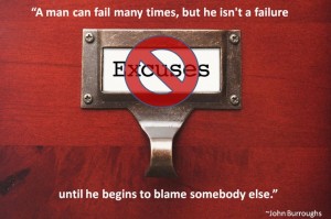 A man can fail many times, but he isn't a failure until he begins to ...